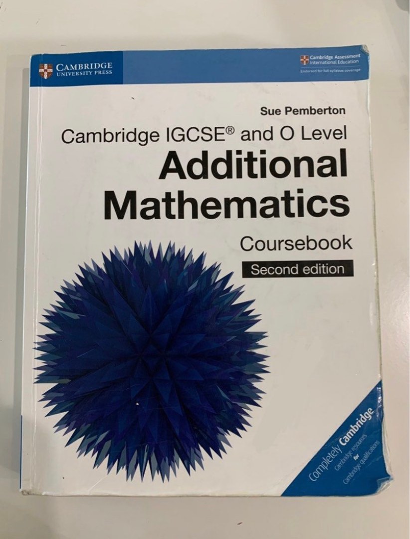 Cambridge IGCSE Additional Mathematics Coursebook, Hobbies & Toys ... Cambridge IGCSE Additional Mathematics Coursebook, Hobbies & Toys ...