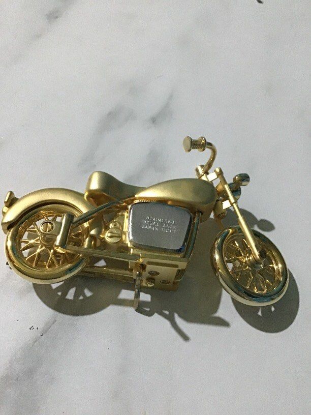 Carlsberg Golden Harley Davidson clock, Hobbies & Toys, Memorabilia ...