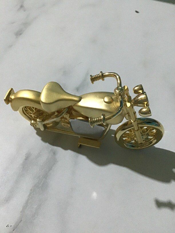 Carlsberg Golden Harley Davidson clock, Hobbies & Toys, Memorabilia ...