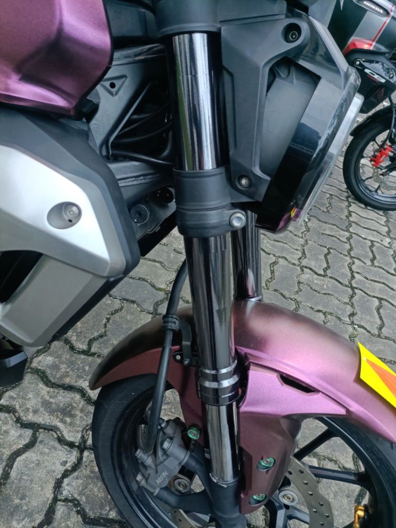 Cb150r fork wrap, Motorcycles, Motorcycle Apparel on Carousell