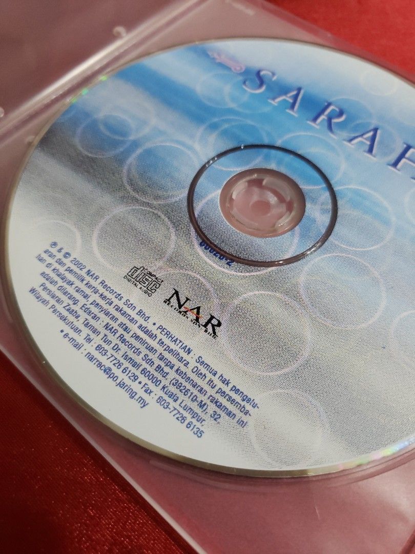 CD / 2002 FIRST PRESSING NAR - SITI SARAH _ SARAH / DEBUT ALBUM ...
