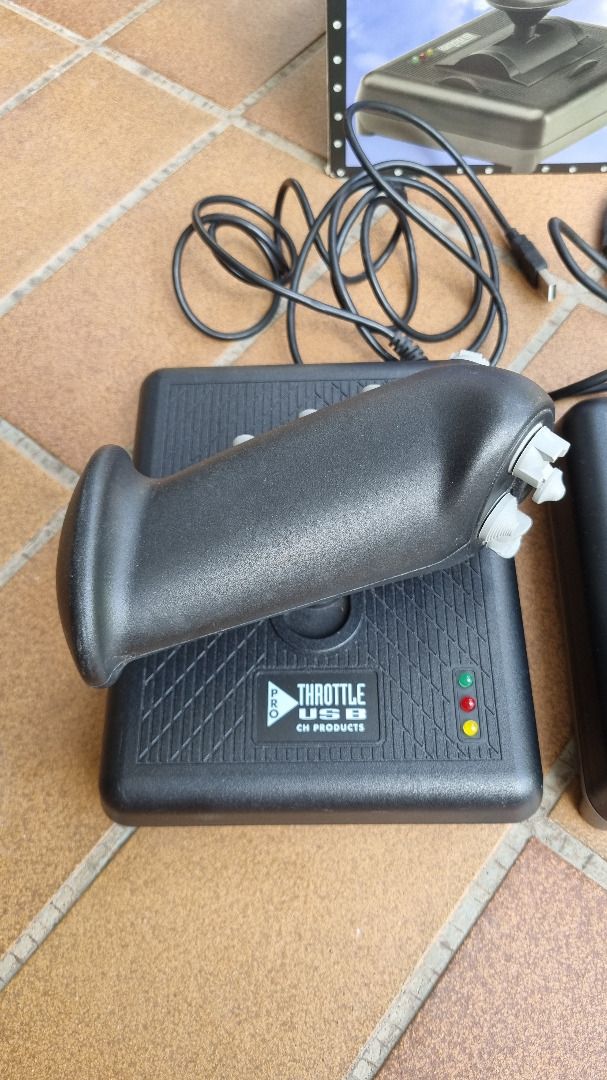 CH Fighterstick & Pro Throttle HOTAS, Computers & Tech, Parts ...
