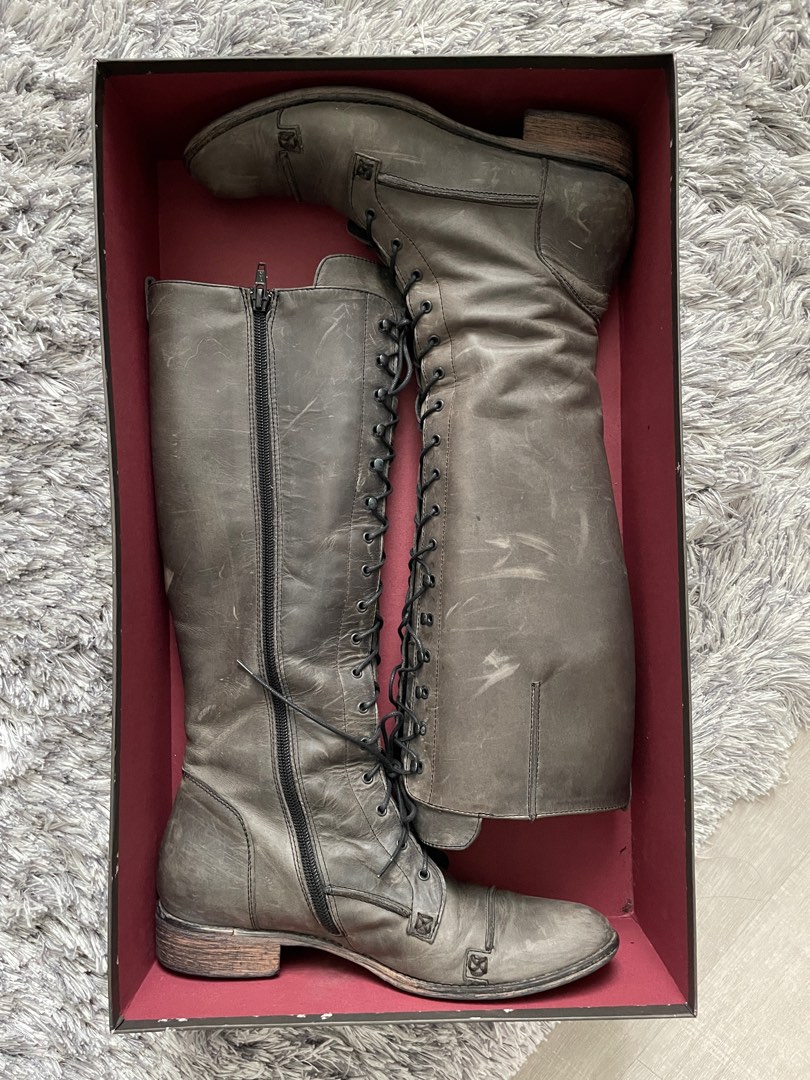 Charles David Regiment Boot, Women's Fashion, Footwear, Boots on Carousell