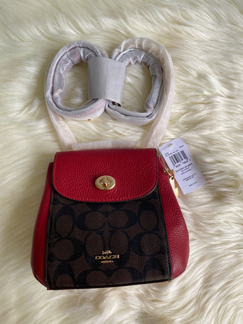 Coach Mini Convertible backpack on Carousell