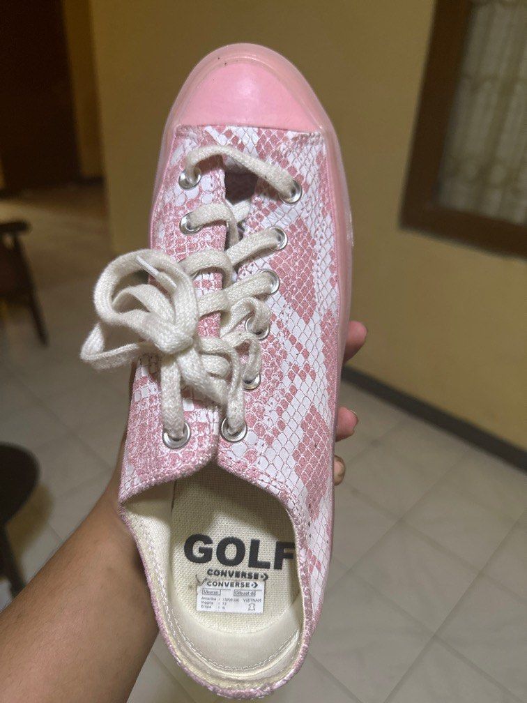 CONVERSE X GOLF WANG PYTHON CHUCK 70s WOMENS SNAKE SKIN PINK DOGWOOD ...