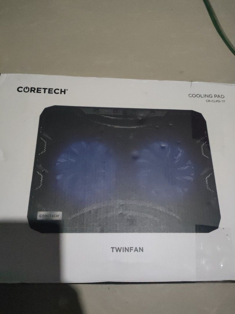 Cooling Pad Twin Fan Coretech (Kipas Pendingin Laptop Portable ...