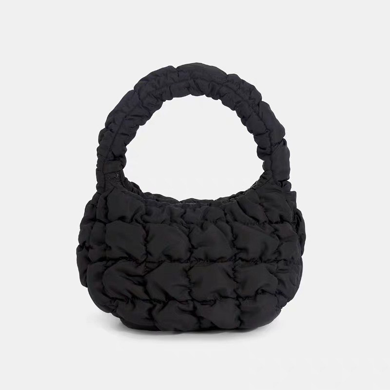 COS Micro Quilted Bag in Black, Women's Fashion, Bags & Wallets, Tote ...