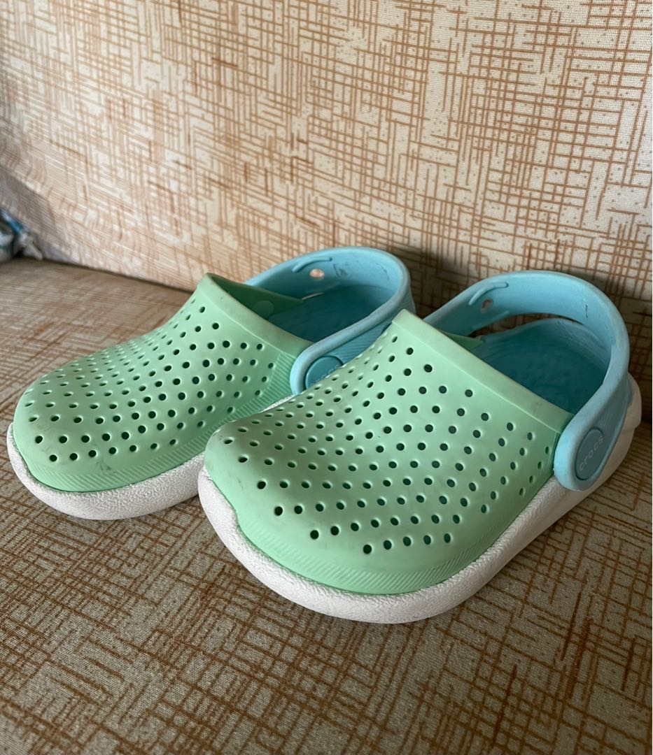 CROCS Lite Ride C7, Babies & Kids, Babies & Kids Fashion on Carousell