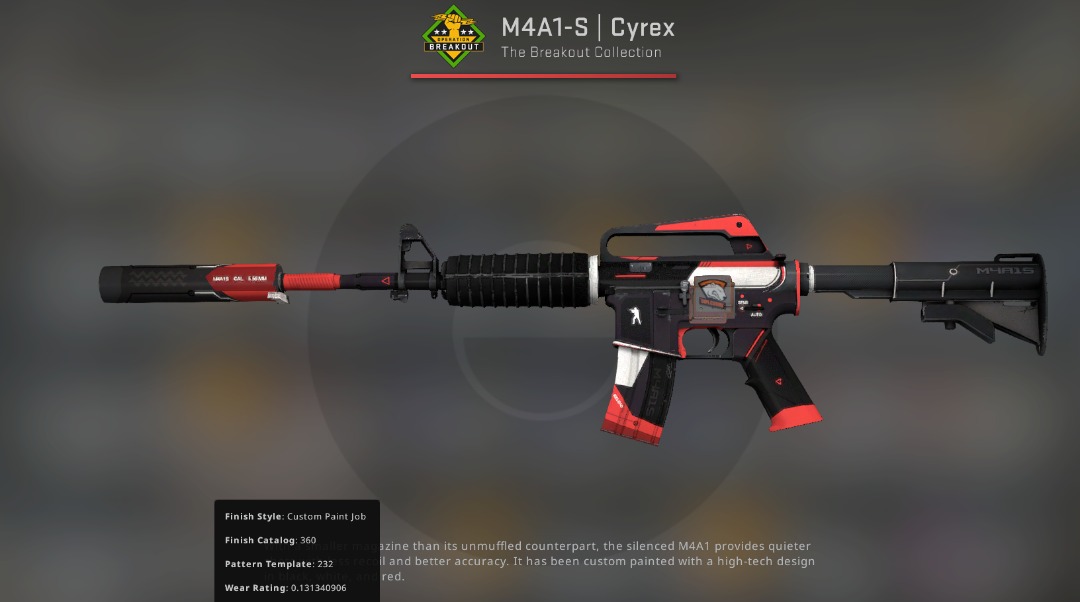 CSGO m4a1 cyrex, Video Gaming, Gaming Accessories, In-Game Products on Carousell