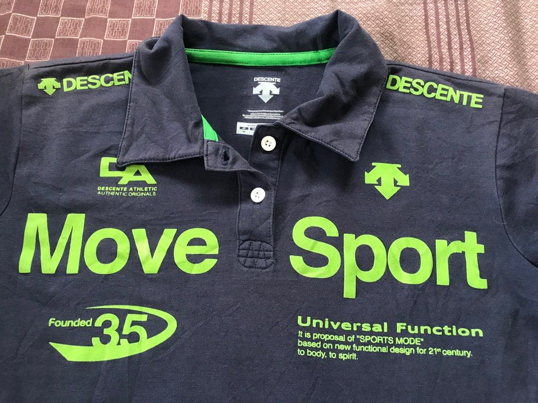 Descente Polo Shirt, Women's Fashion, Tops, Others Tops on Carousell
