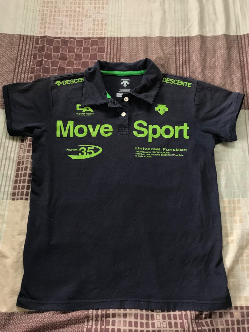 Descente Polo Shirt, Women's Fashion, Tops, Others Tops on Carousell