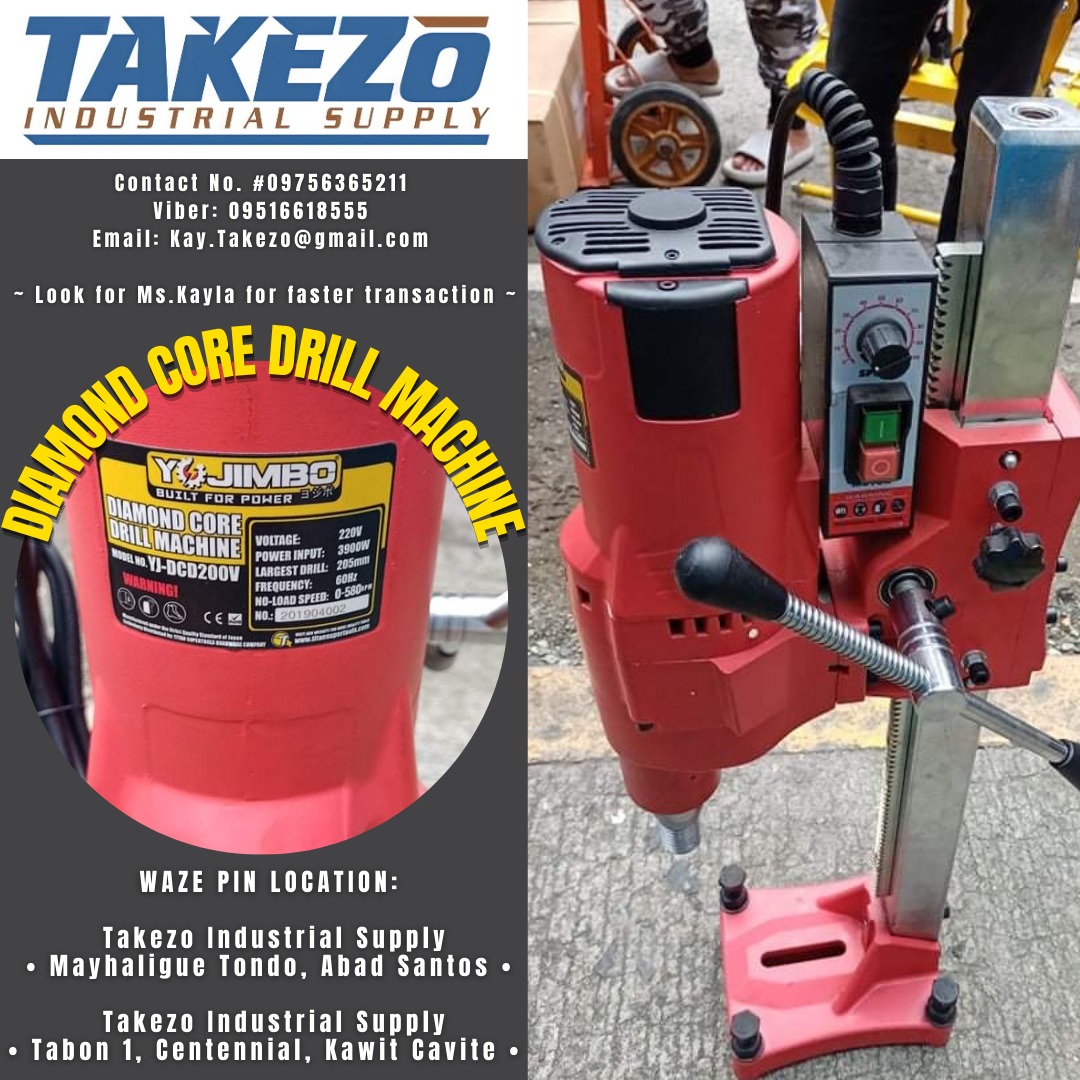 DIAMOND CORE DRILL MACHINE, Commercial & Industrial, Construction Tools ...