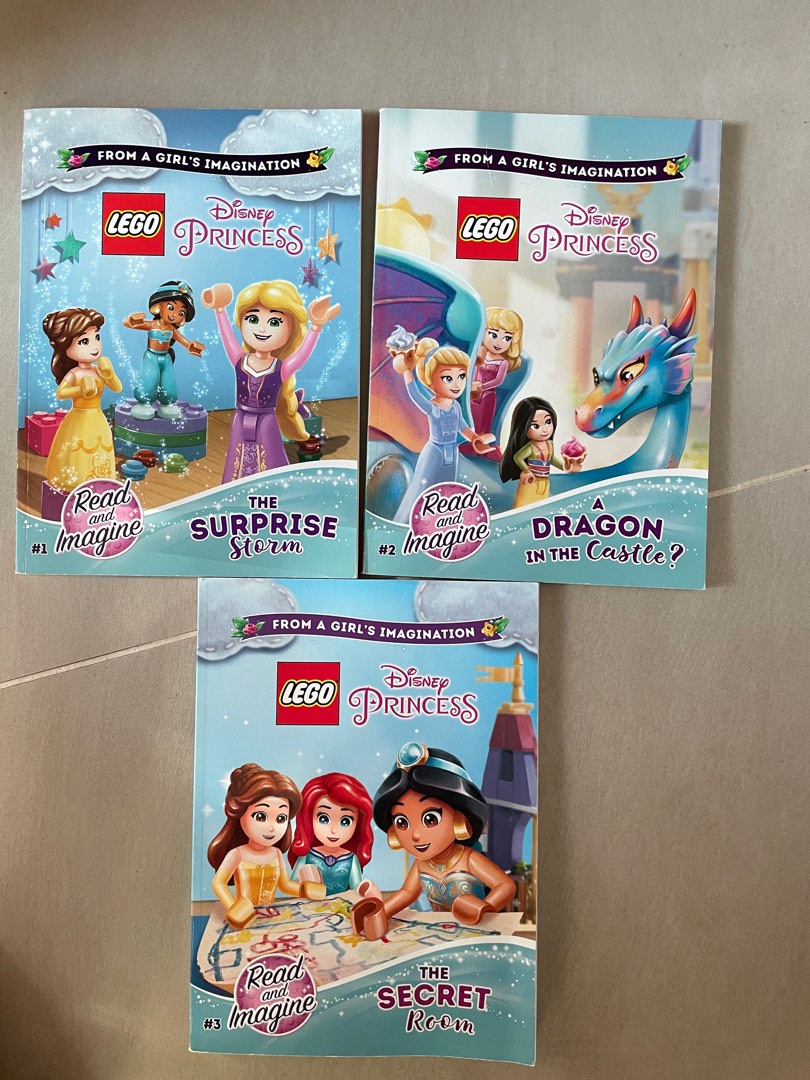 Disney princess lego chapter book, 興趣及遊戲, 書本 & 文具, 小說 & 故事書 - Carousell