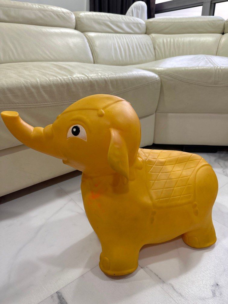 Elephant Rubber Bouncy, Babies & Kids, Infant Playtime on Carousell