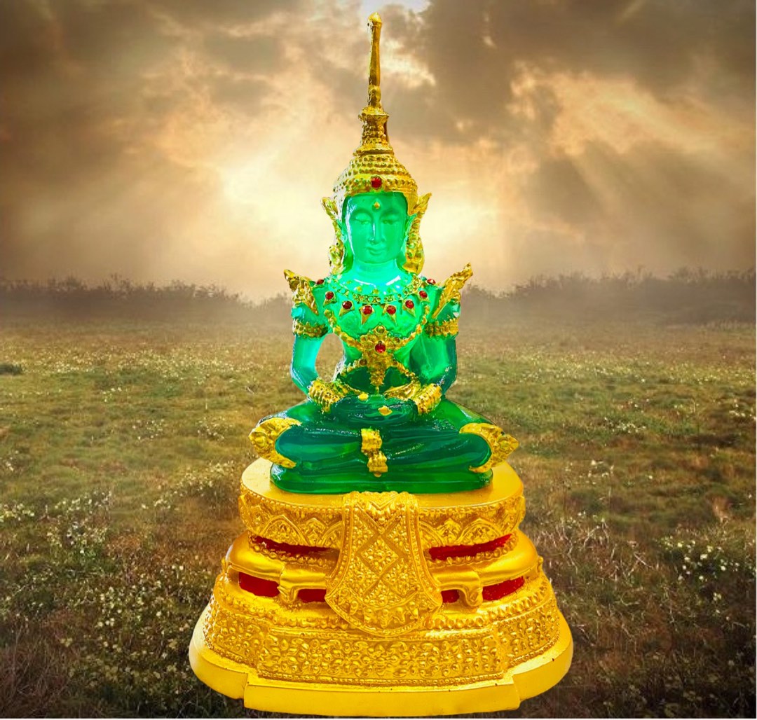 (PREORDER) Emerald Buddha Phra Kaew / Kaeo Buccha Bucha Statue Thai, Hobbies & Toys, Memorabilia ...
