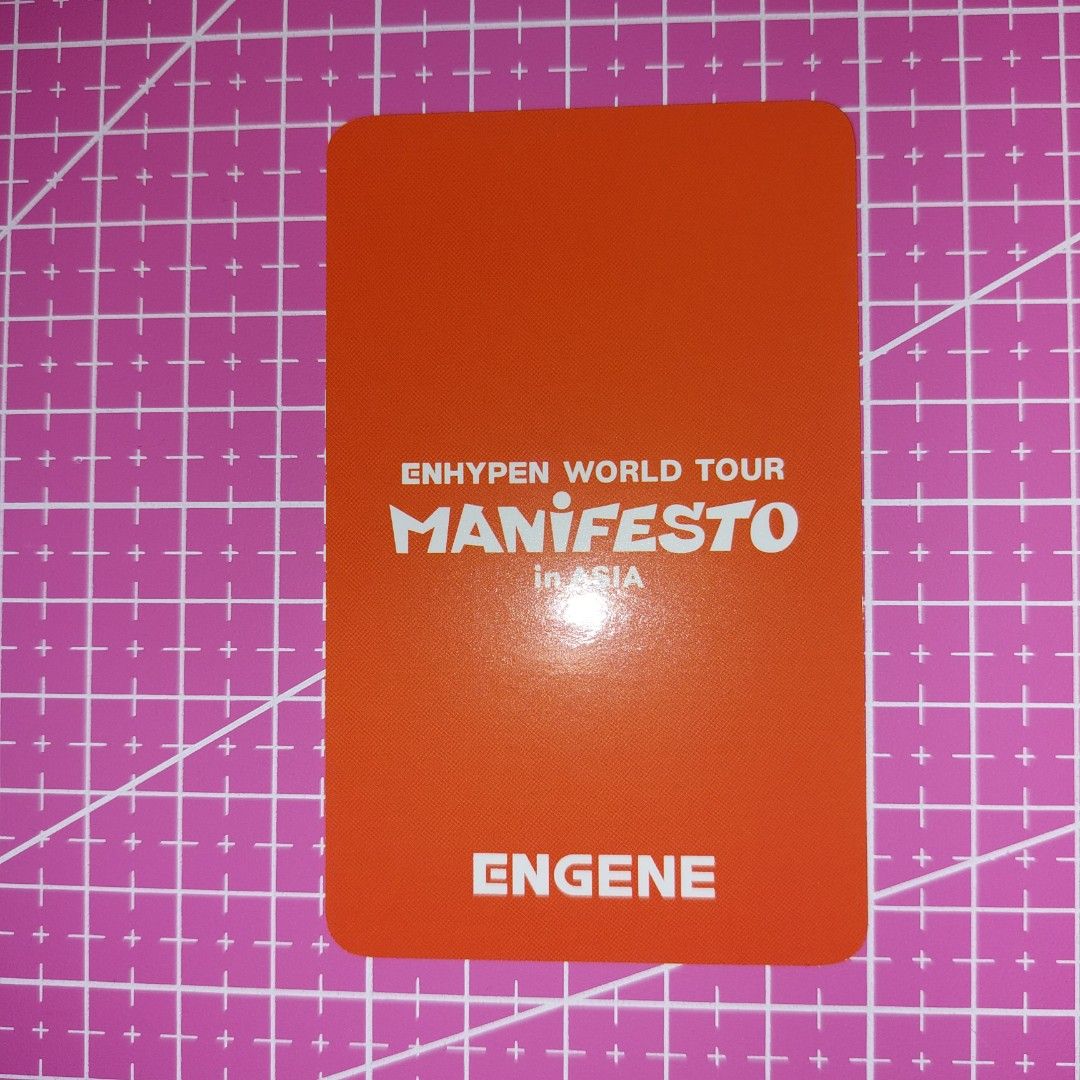 ENHYPEN Manila Engene zone Ni-ki photocard pc with Jungwon sticker ...