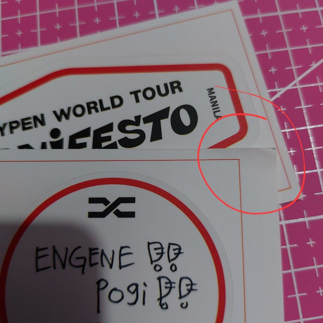 ENHYPEN Manila Engene zone Ni-ki photocard pc with Jungwon sticker ...