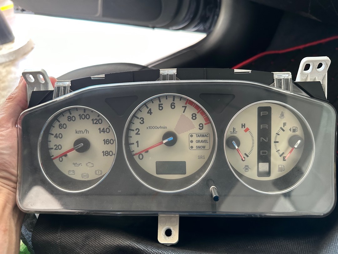 Evo 7 9 GTA speedometer cluster, Car Accessories, Electronics & Lights ...