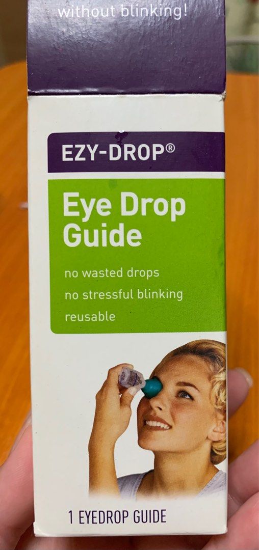 Eye Drop Guide, Beauty & Personal Care, Vision Care on Carousell