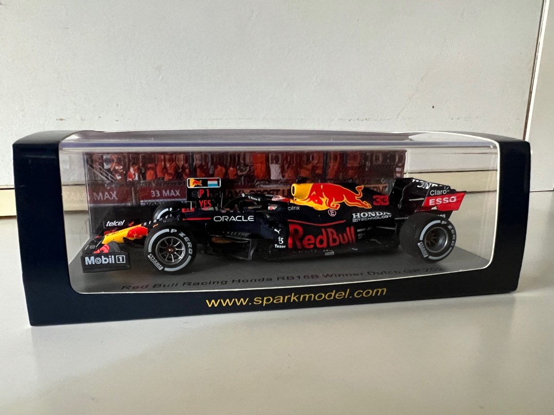 F1 Spark 1:43 Red Bull, Max Verstappen, Hobbies & Toys, Toys & Games on ...
