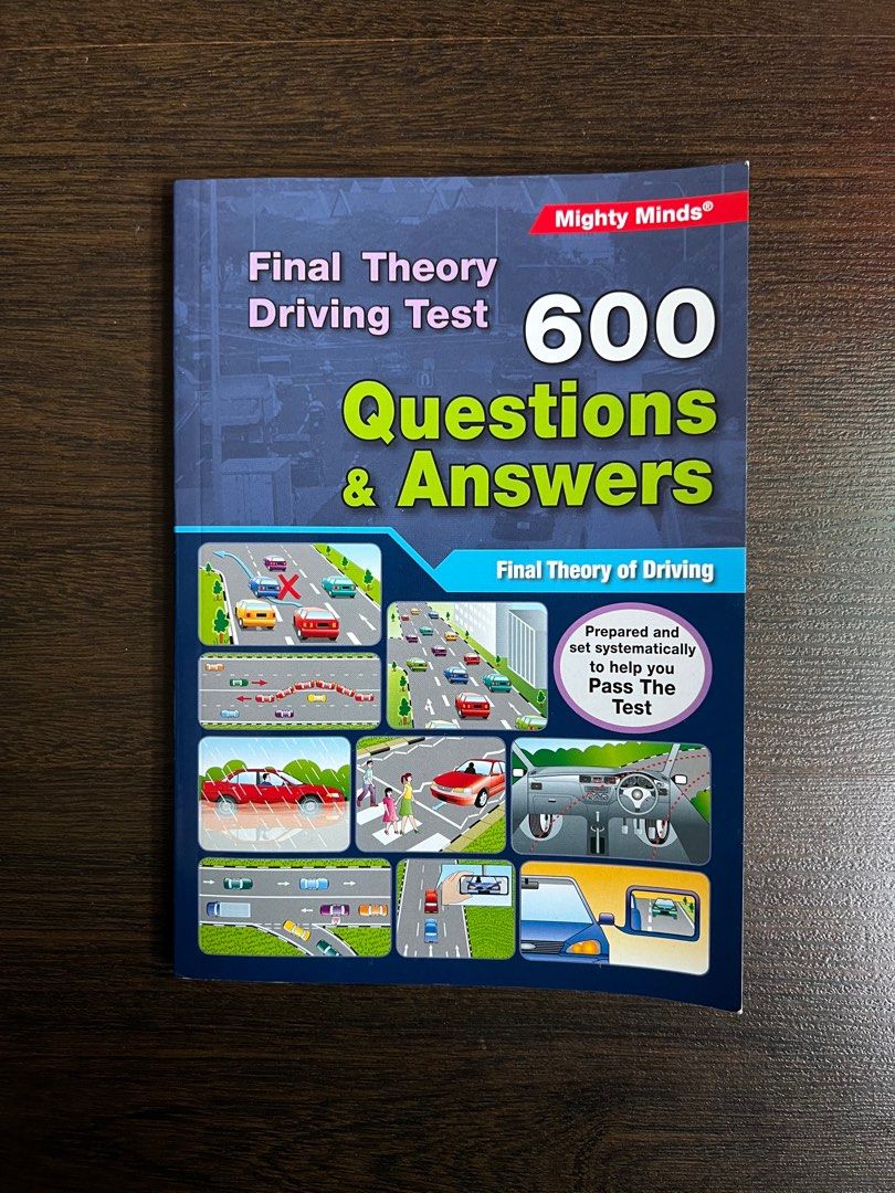 Final Theory Driving Test Book (600 Qns & Ans), Hobbies & Toys, Books ...