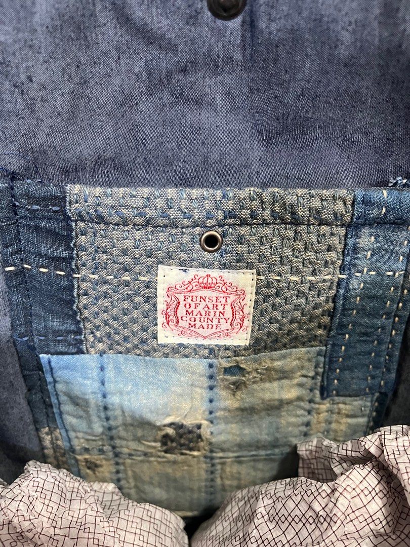 Funset of art boro sashiko tote bag kapital rrl visvim, 名牌, 手袋及銀包 ...