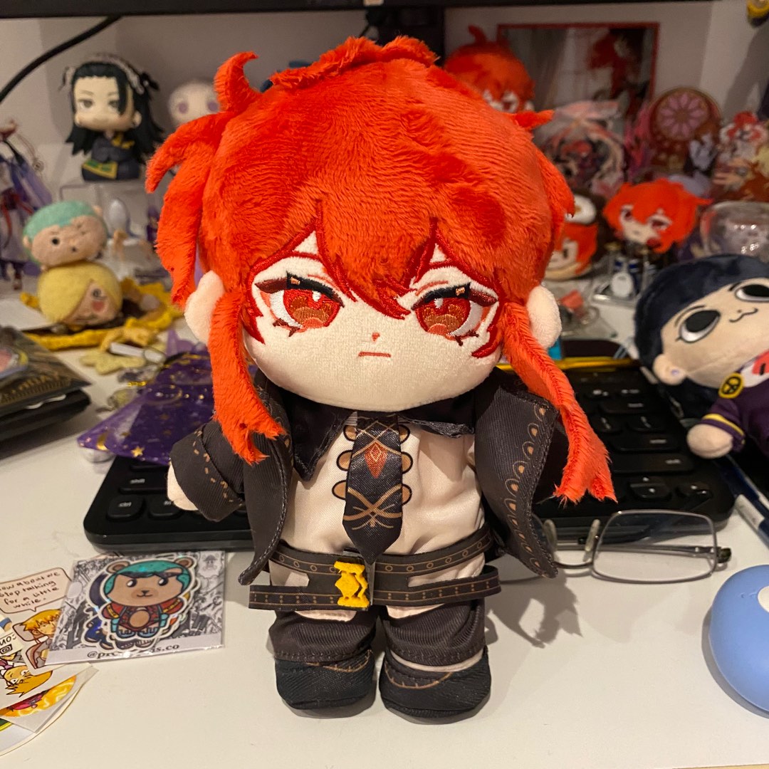 genshin impact diluc doll with clothes brand new, Hobbies & Toys, Toys ...