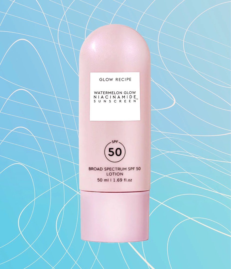 GLOW RECIPE Watermelon Glow Niacinamide Sunscreen SPF 50, Beauty ...