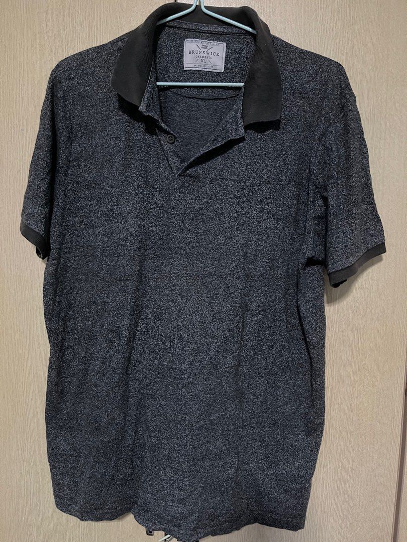 Grey Polo shirt, Men's Fashion, Tops & Sets, Tshirts & Polo Shirts on ...