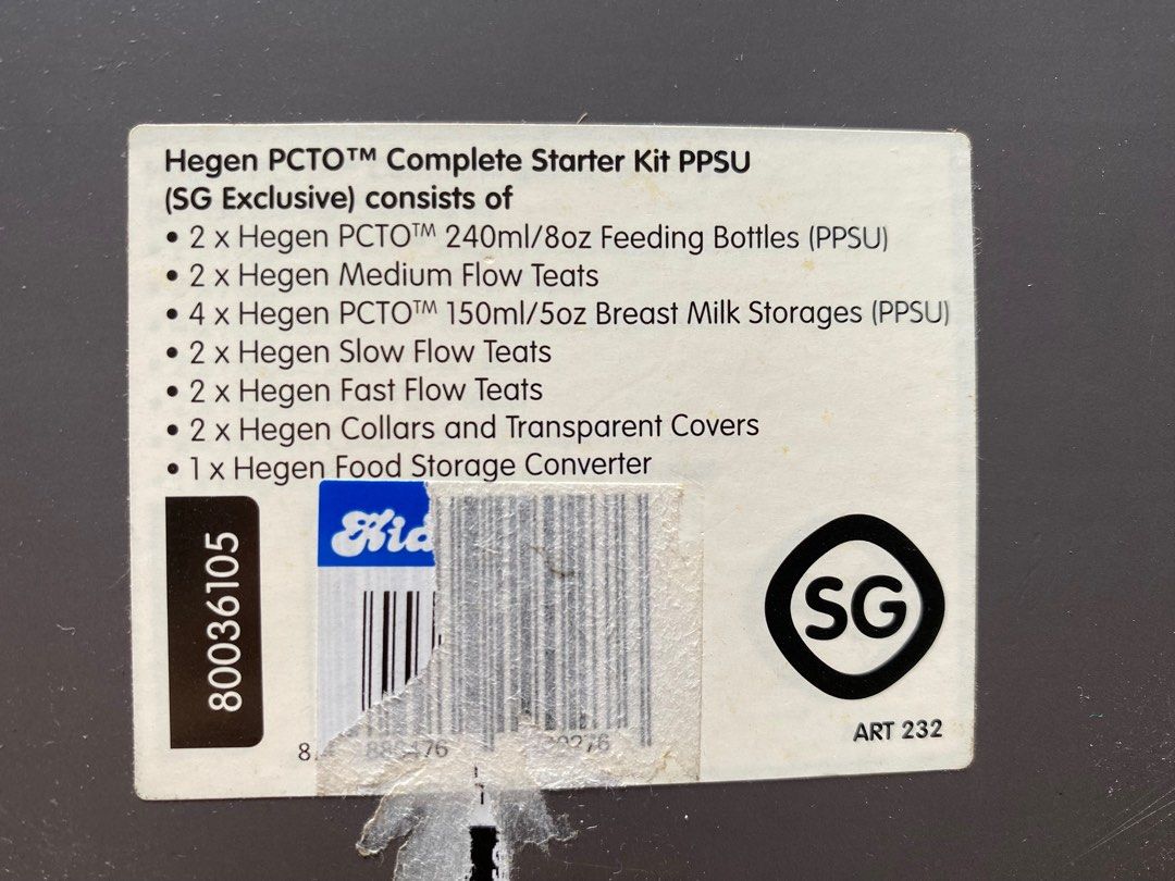 Hegan PCTO Complete Starter Kit PPSU , Babies & Kids, Nursing & Feeding ...