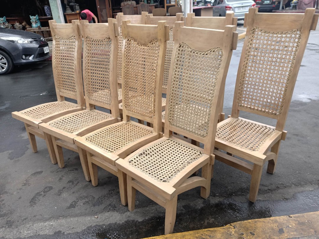 High back solihiya chairs on Carousell