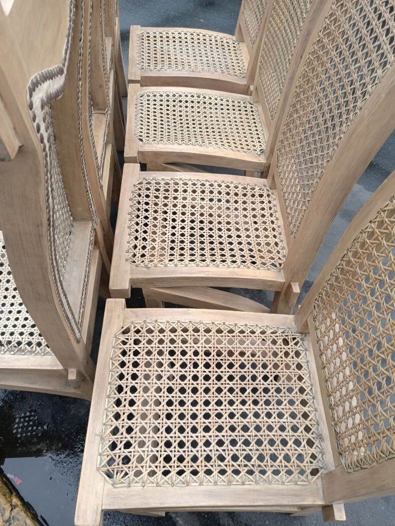 High back solihiya chairs on Carousell