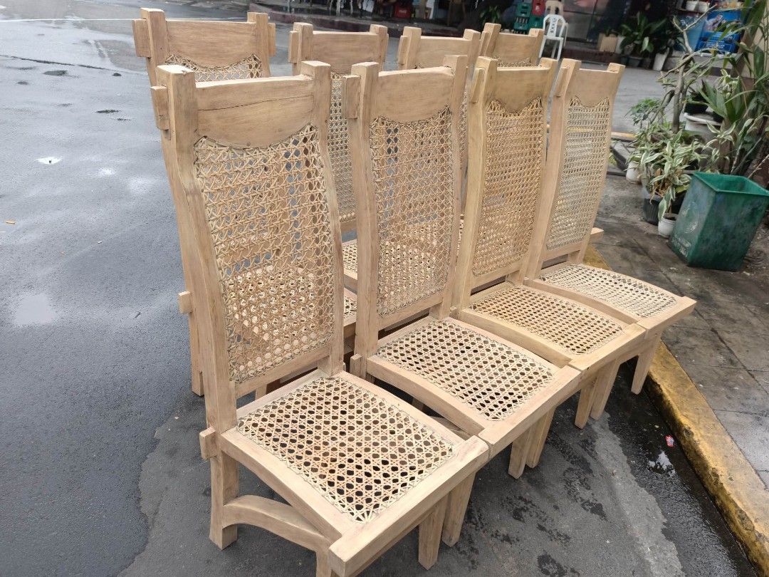 High back solihiya chairs on Carousell