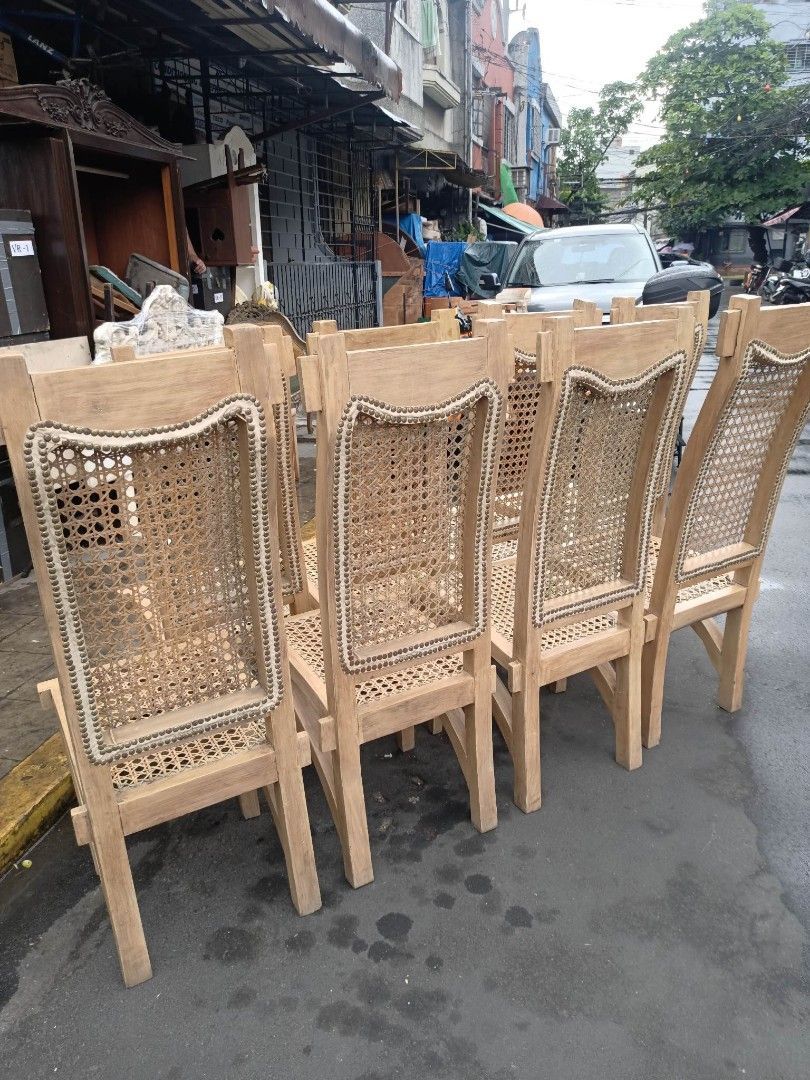 High back solihiya chairs on Carousell