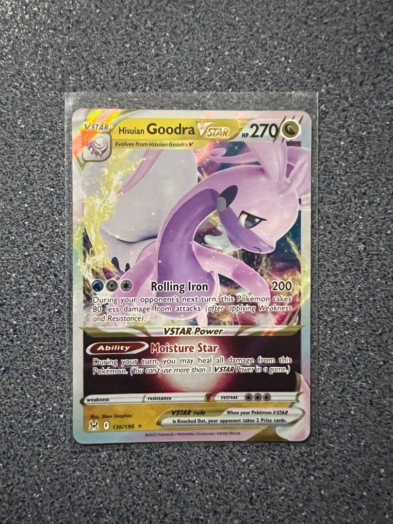 Hisuian Goodra V (FA and Normal) and Vstar, Hobbies & Toys, Toys ...