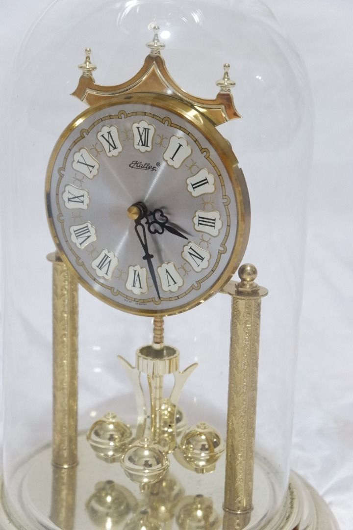 Home Decor - Glass Dome Clock on Carousell