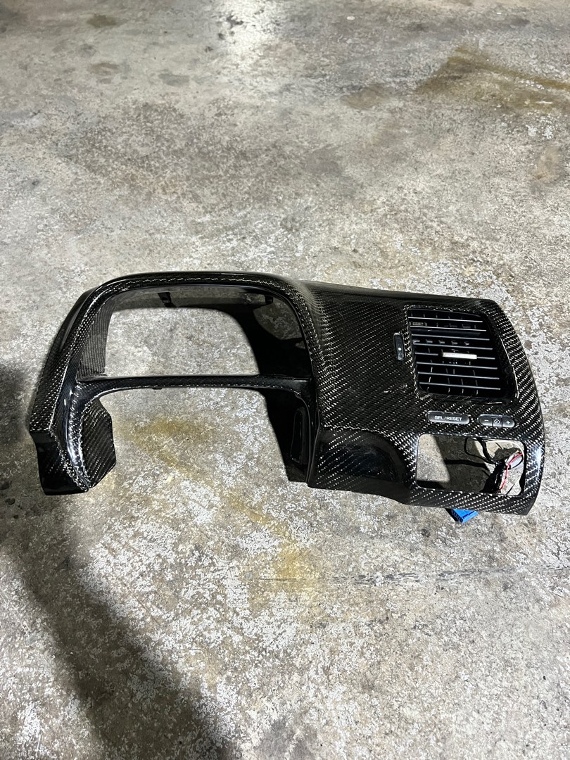 Honda Civic FD2 Type R carbon fibre meter cluster panel, Car ...