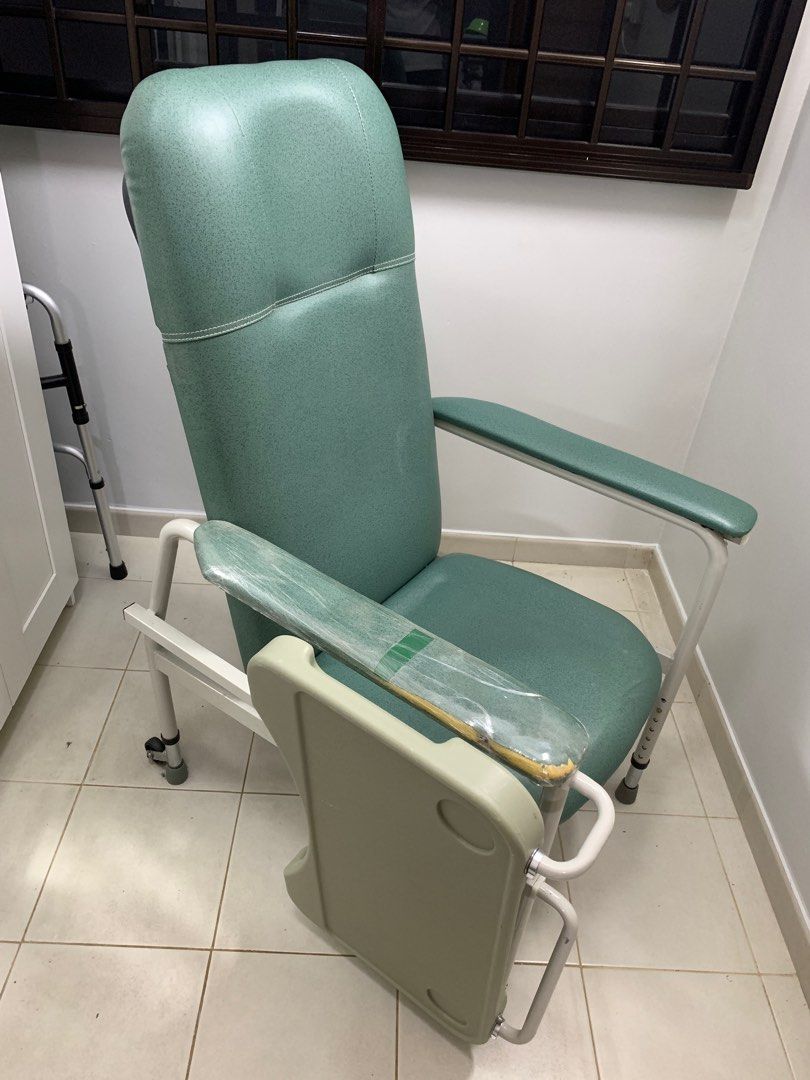Geriatric Hospital Chair with Table, Health & Nutrition, Assistive ...