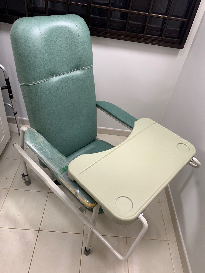 Geriatric Hospital Chair with Table, Health & Nutrition, Assistive ...