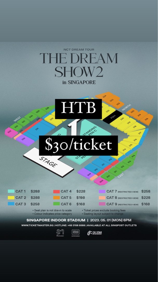 [HTB] NCT Dream Concert in Singapore, Tickets & Vouchers, Event Tickets ...