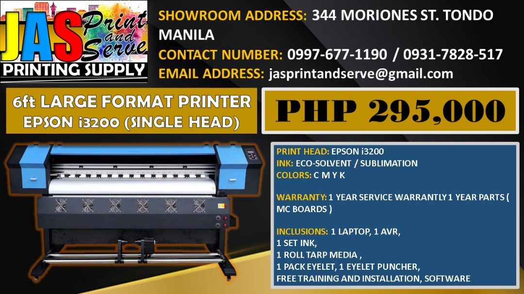 i3200 LARGE FORMAT PRINTER MACHINE, Computers & Tech, Printers ...