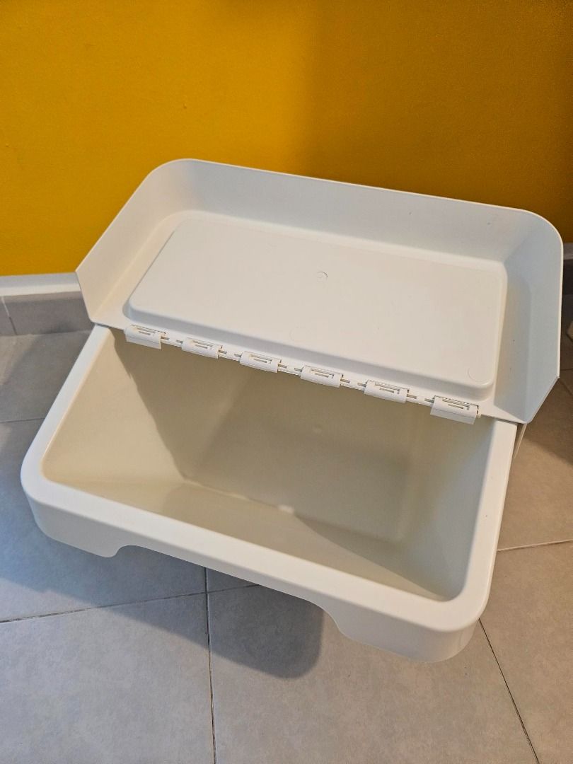 6 Pieces IKEA SORTERA Waste sorting bin with lid, white, 37 L ...