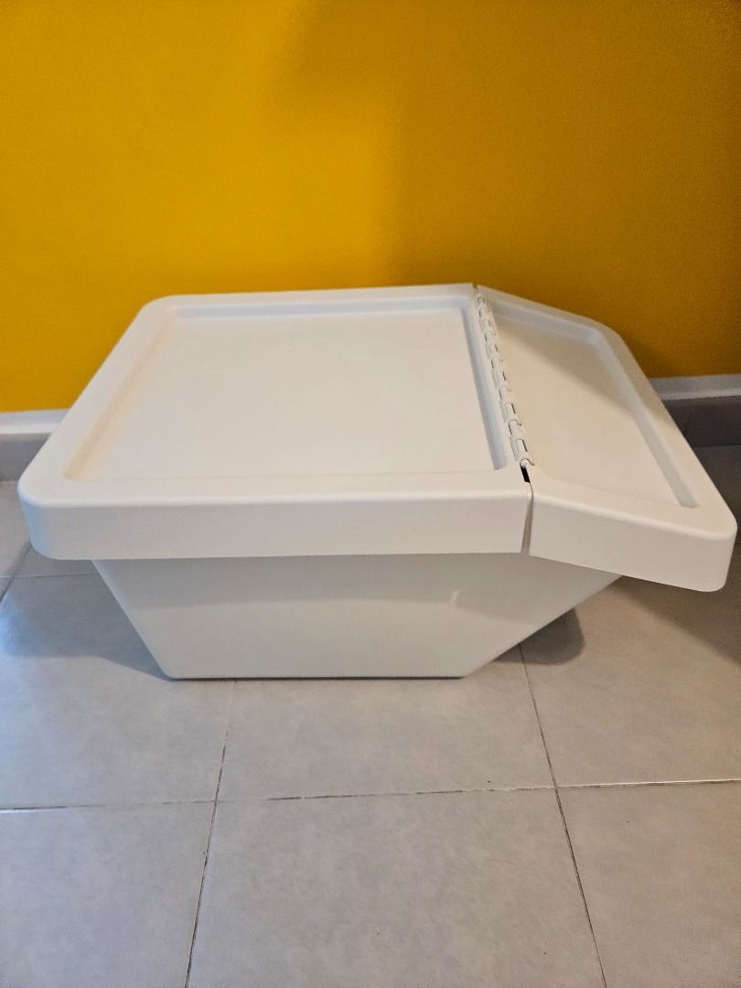 6 Pieces IKEA SORTERA Waste sorting bin with lid, white, 37 L ...