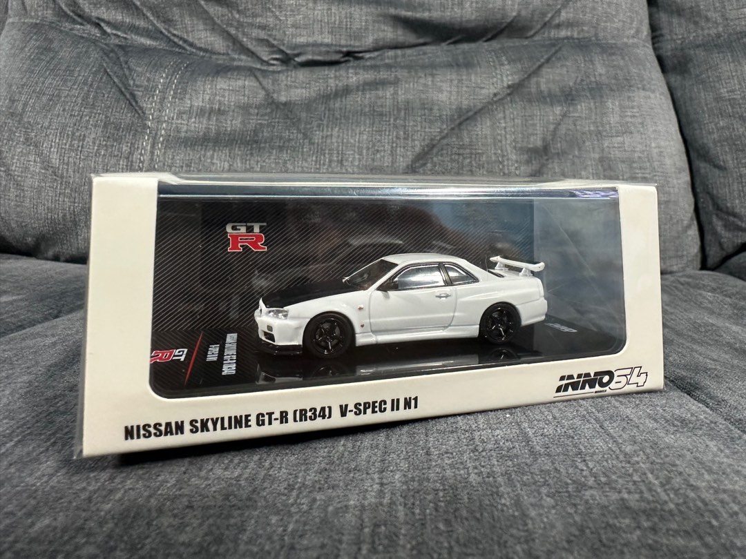Inno64 Nissan GTR R34 V-Spec 2 N1, Hobbies & Toys, Toys & Games on ...