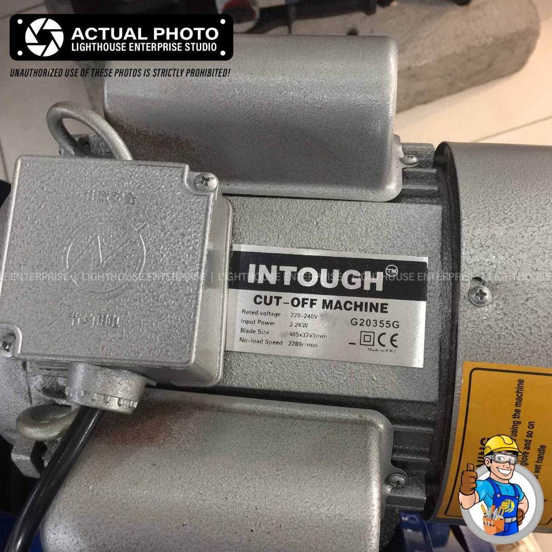 INTOUGH Japan Industrial Type 3HP 2200w Belt Driven Cut Off Machine ...