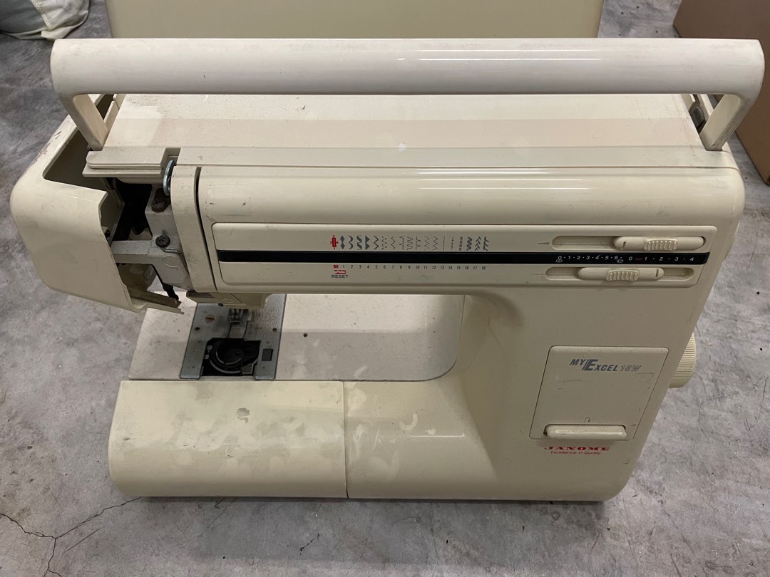 Janome MyExcel 18W Sewing Machine, Hobbies & Toys, Stationery & Craft ...