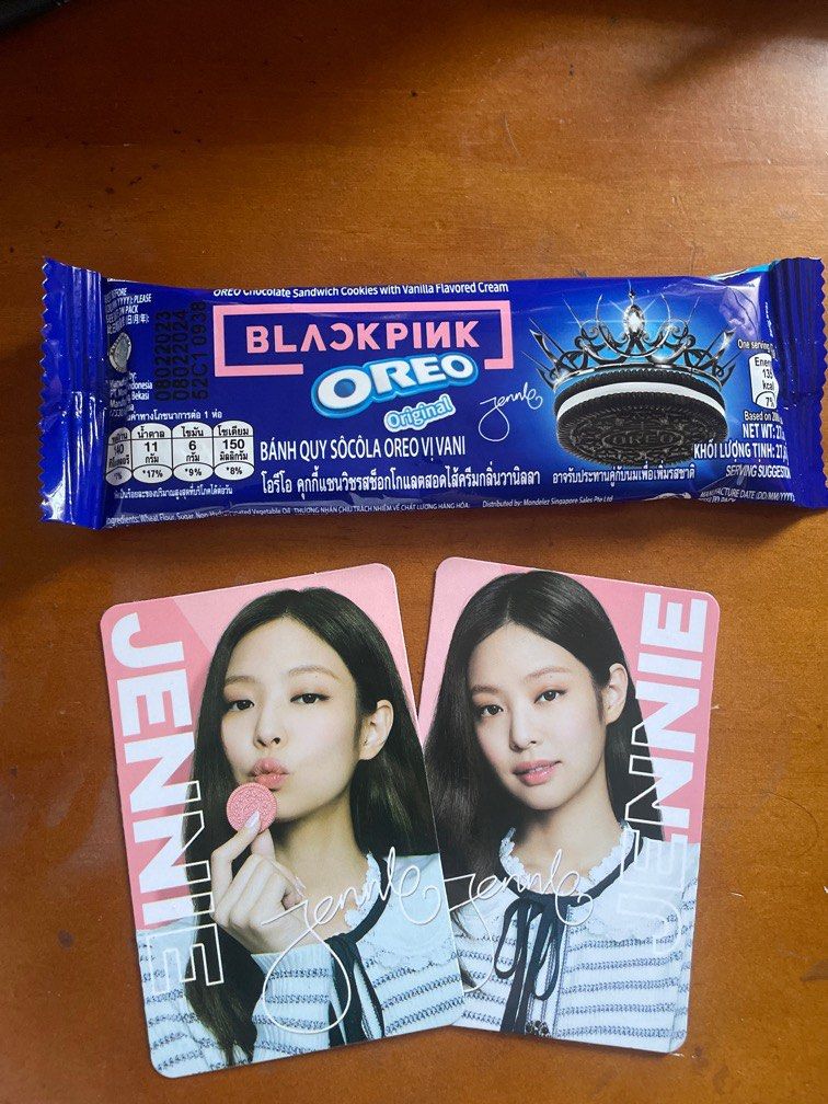 Jennie Blackpink Oreo Cards, Hobbies & Toys, Memorabilia & Collectibles ...