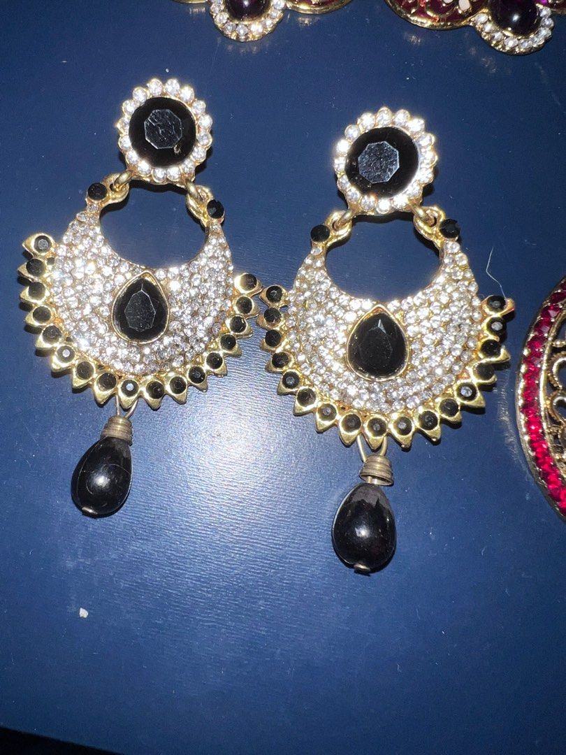 Jimiki Indian Earrings, Women's Fashion, Jewelry & Organisers, Earrings ...