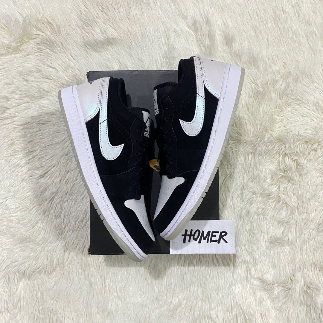 Jordan 1 Low Diamond, Men's Fashion, Footwear, Sneakers on Carousell