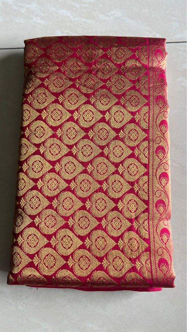 Kanchipuram pure pattu saree (red), Women's Fashion, Dresses & Sets ...